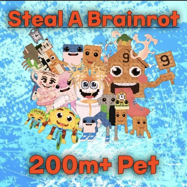 BRAINROTS OVER 100M Or 50-500m Steal-a-brainrot/ Fast Delivery /Cheap ...