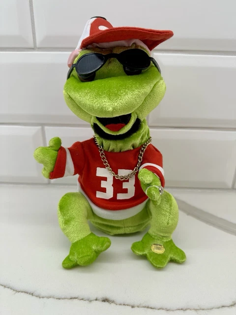 GEMMY FROGZ HIP Hop Dancing Frog Jump Around 33 Goatee Dance chante ...