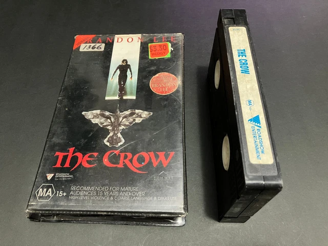 THE CROW AUSTRALIAN Vhs Movie Pal Format Video Big Box $35.00 - PicClick AU