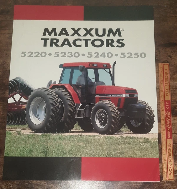 CASE IH INTERNATIONAL Harvester Maxxum Tractors Advertising Poster $30. ...