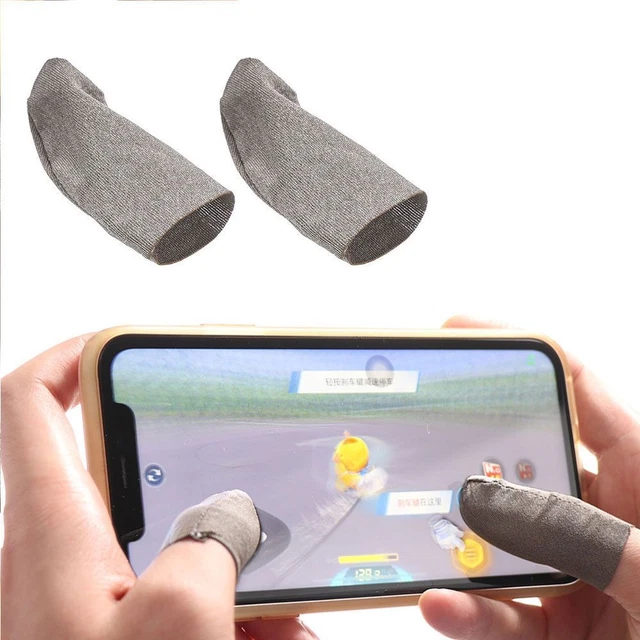 FINGER TIP SLEEVE Joystick Controller Conductive Triger For PUBG iPhone ...