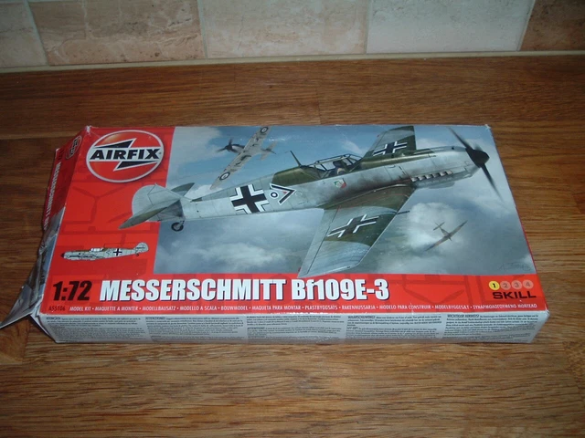 AIRFIX 1/72 SCALE MESSERSCHMITT Bf 109E-3 PLASTIC MODEL KIT. NEW POST FREE £10.00 - PicClick UK