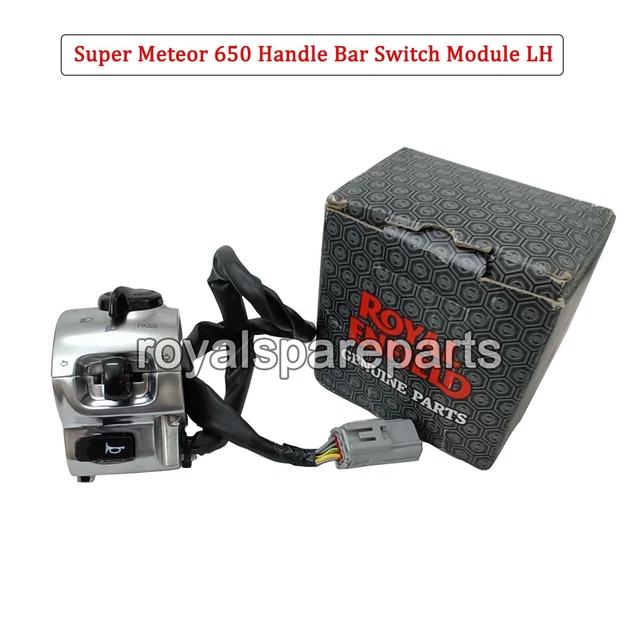 GENUINE ROYAL ENFIELD Super Meteor 650 LH Side Handlebar Switch Module ...