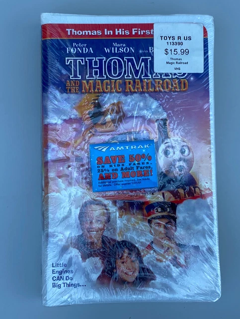 THOMAS AND THE Magic Railroad (VHS, 2000, Clam Shell) Sealed, Toys R Us ...