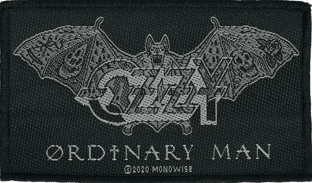 OZZY OSBOURNE ORDINARY Man gewebter Aufnäher woven Patch Neu & Official ...