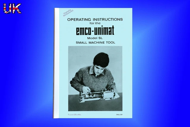 *DIGITALLY REMASTERED COPY* Emco Unimat Sl Lathe Instruction Manual £10 ...