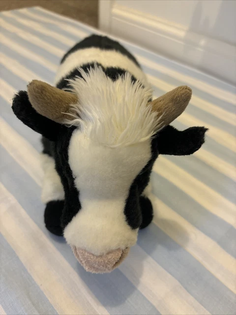 HAMLEYS REALISTIC LIFELIKE cow soft toy teddy farm animal £9.99 ...