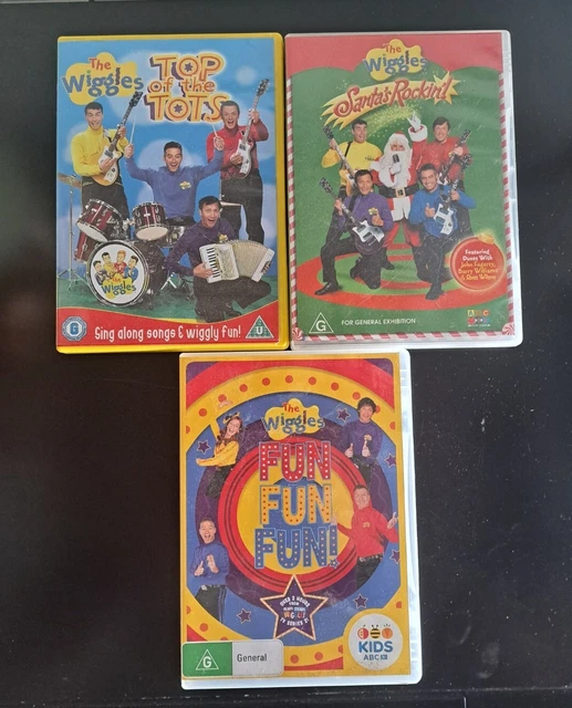 THE WIGGLES | DVD Bundle x 3 Top Of The Tots Santa's Rockin' Fun Fun ...