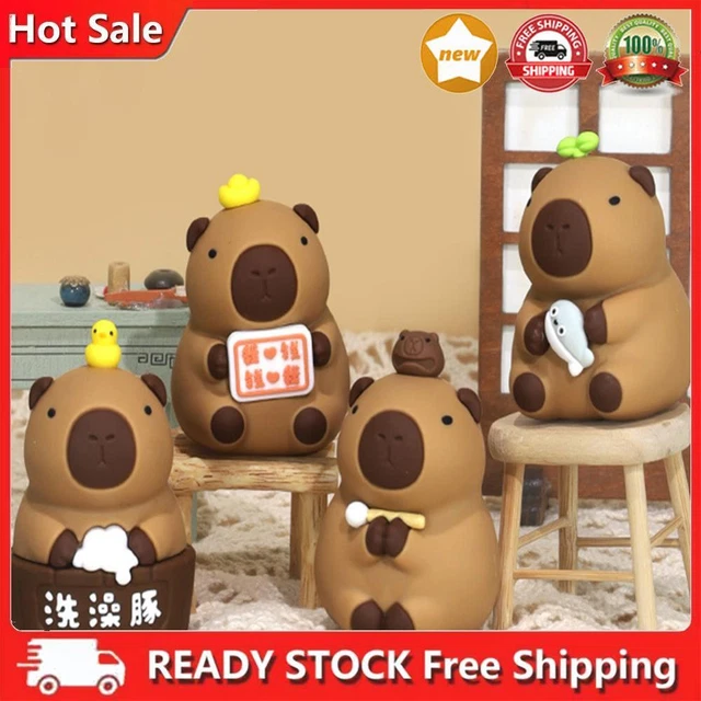 CAPYBARA TOY STUFFED Capybara Plush Toy Cute Capybara Plushie Desktop ...