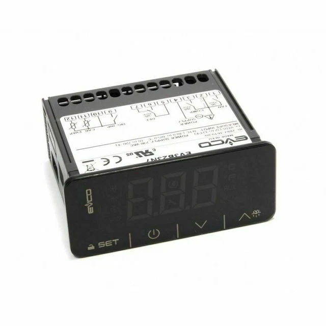 EVCO 230V DIGITAL Thermostat Temperature Controller Fridge Bottle ...