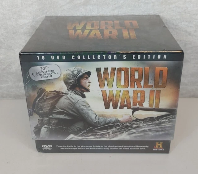 WORLD WAR II DVD Boxset 70th Anniversary Edition History Documentary ...