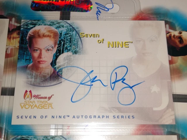 WOMEN OF STAR Trek Voyager HoloFEX Jeri Ryan Seven of Nine SA1 ...