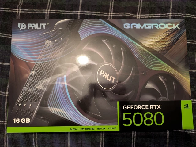PALIT GEFORCE RTX 5080 GAMEROCK 16Gb Next Day Shipping £1,115.00 ...