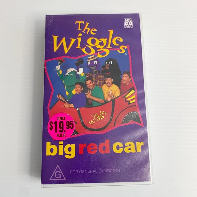 THE WIGGLES BIG Red Car VHS ABC Video Vintage 1995 Greg Page Jeff Fatt ...