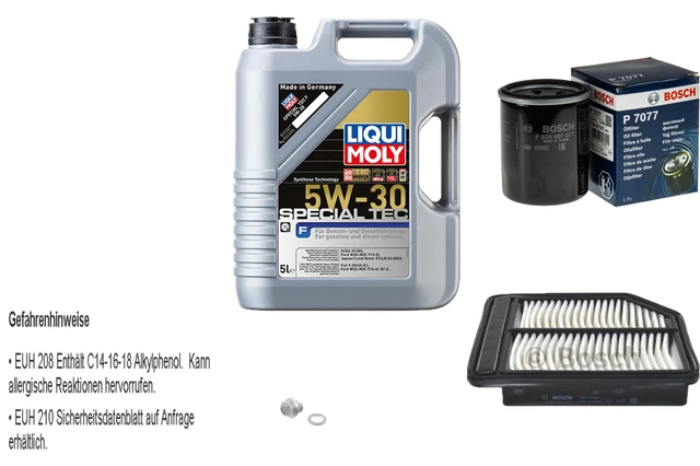 BOSCH INSPECTION SET 5L Liqui Moly Spécial Tec F 5W-30 pour Honda Fr-V EUR 96,74 - PicClick FR