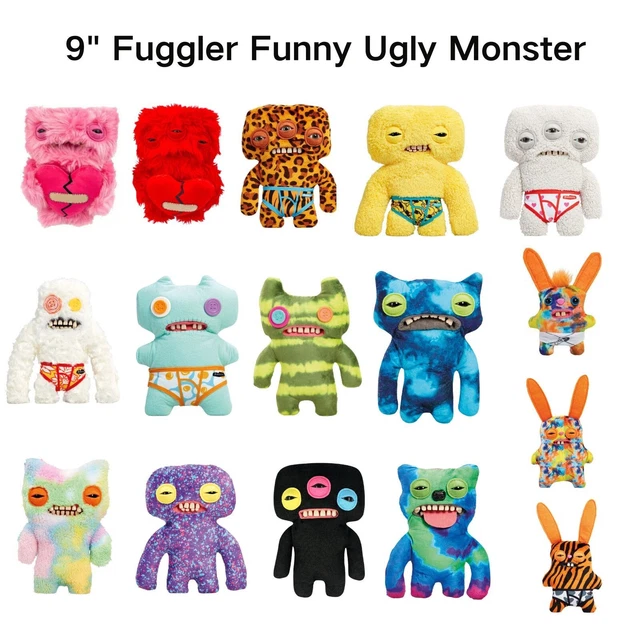 NEW 9& FUGGLER Funny Ugly Monster Doll - Tooth Fuggula Soft Plush Toy ...