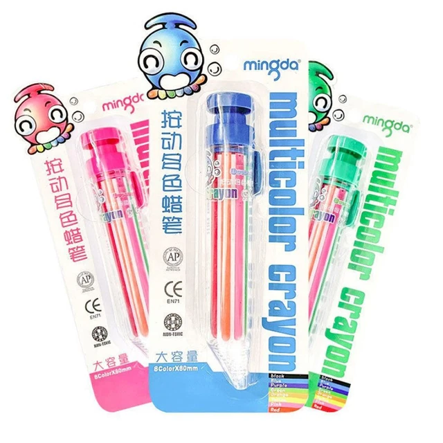 PUSH STYLE OIL Pastel Colored Pencil Multicolor Crayons Highlighter ...