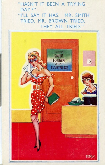 SAUCY 'SEASIDE' COMIC Postcard 1960's Comicard #2451 unposted £1.50 ...