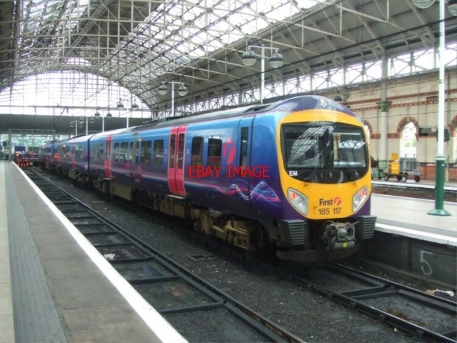 PHOTO CLASS 185 4-Car Dmu No 185 117 At Manchester Piccadilly 09/07 £2. ...