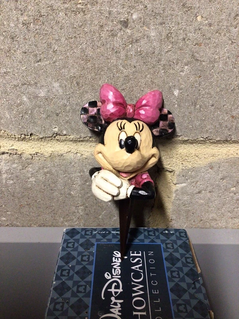 VERY RARE DISNEY Traditions Jim Shore Minnie Small Planter Stake £40.00 ...