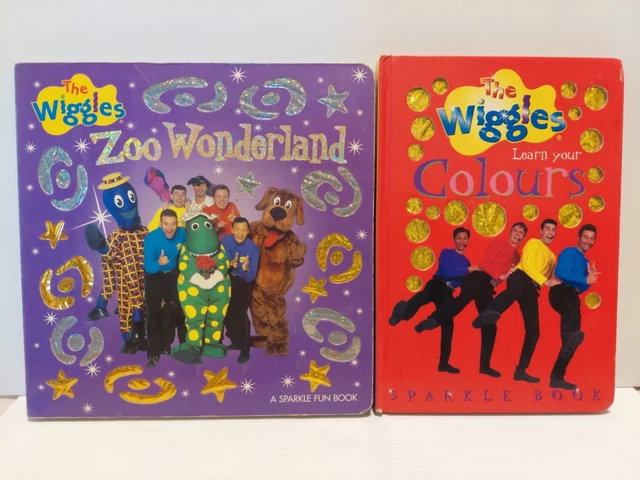 THE WIGGLES X 2 Board Books - Learn Your Colours & Zoo Wonderland ...