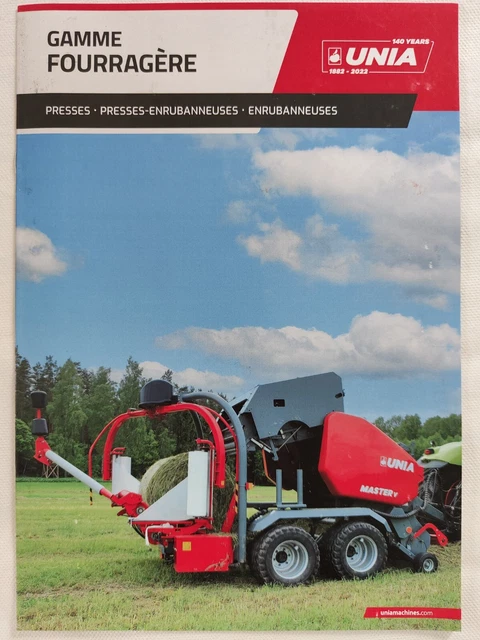 TRACTEUR GAMME DE Presses Unia Prospectus Balers Brochure EUR 5,00 ...
