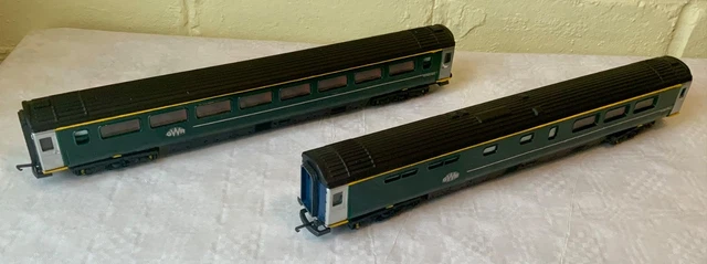 LIMA MK3 GREAT Western Green Livery Buffet + Open Coaches £26.70 ...
