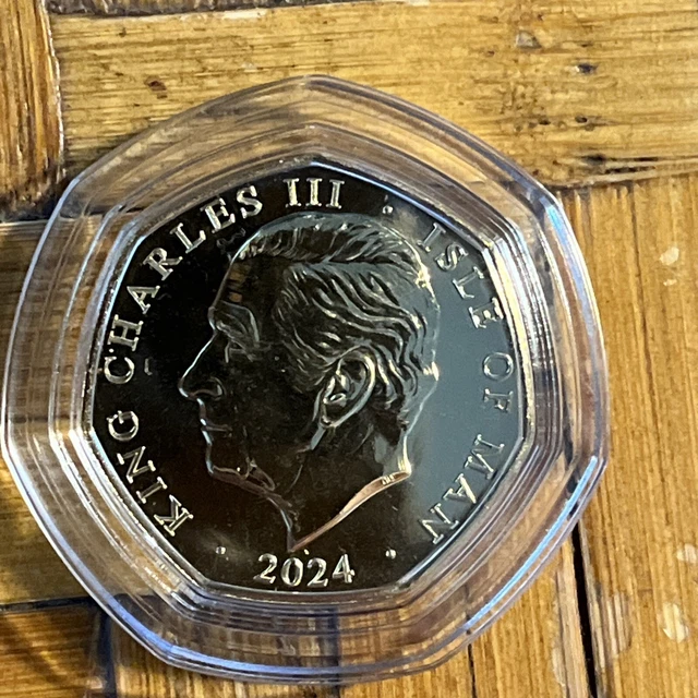 2024 D DAY 80th Anniversary Gold Plated 50p in capsule and Pouch £22.22 ...