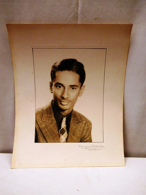 PHOTOGRAPHIE ANCIENNE SON Altesse le Prince de Devgadh Baria State ...