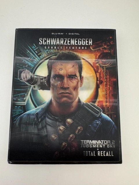 TERMINATOR 2 + Total Recall Blu ray Lenticular STEELBOOK $9.74 - PicClick