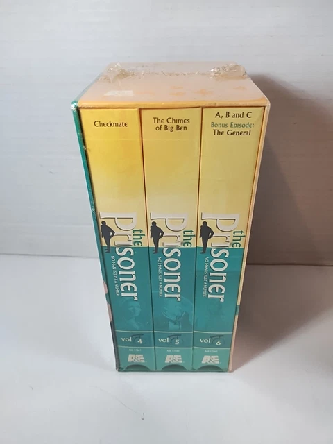 THE PRISONER PATRICK McGoohan A&E - Box Set 2 & 3 - New Sealed - 6 Tape ...