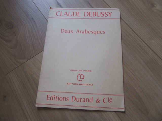 PARTITION PIANO CLAUDE Debussy Deux Arabesques EUR 12,50 - PicClick FR