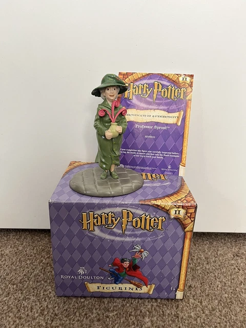 ROYAL DOULTON HARRY Potter Professor Sprout Boxed & COA Figure Rare ...