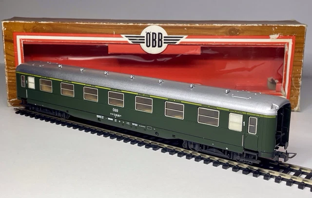 LILIPUT 1:87 HO Gauge 83110 Austrian OBB 1st Class Coach Green 51 81 17 ...