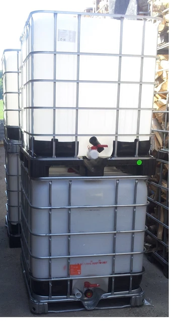 TANK REGENWASSER WASSERTANK Metall IBC 1000l EUR 90,00 - PicClick FR