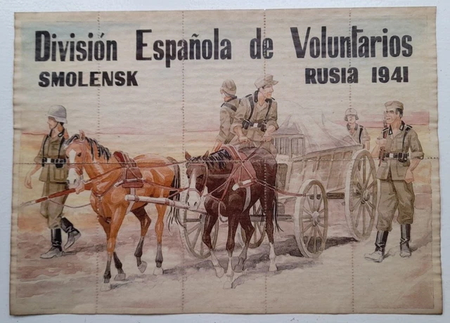 WWII GERMAN SPANISH Volunteer Division Azul Ration Coupon Sheet ...