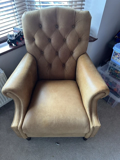LAURA ASHLEY CATTLE Hide Chair And Footstall £500.00 - PicClick UK