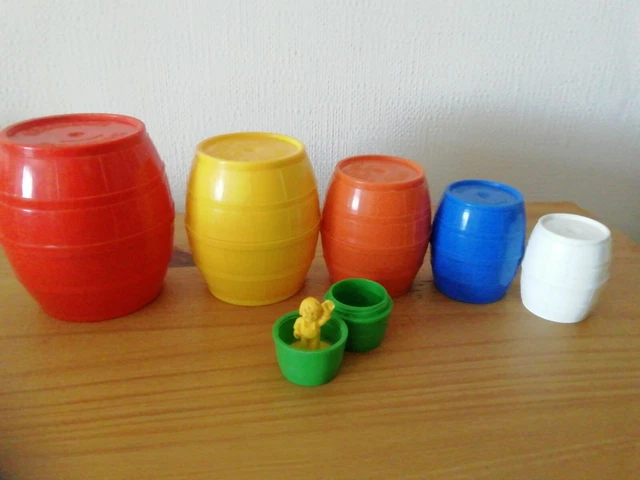 VINTAGE KIDDICRAFT BILLIE And His Barrels Nesting Toy £12.00 - PicClick UK
