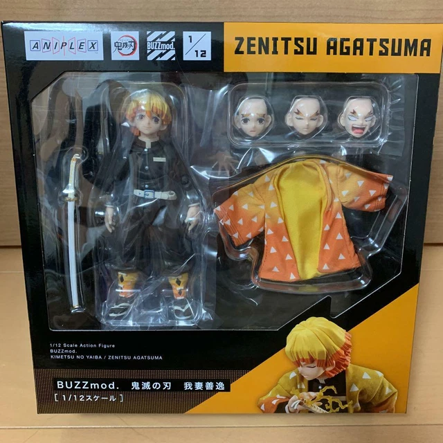 ANIPLEX BUZZMOD. KIMETSU no yaiba Demon Slayer Zenitsu Agatsuma Action ...