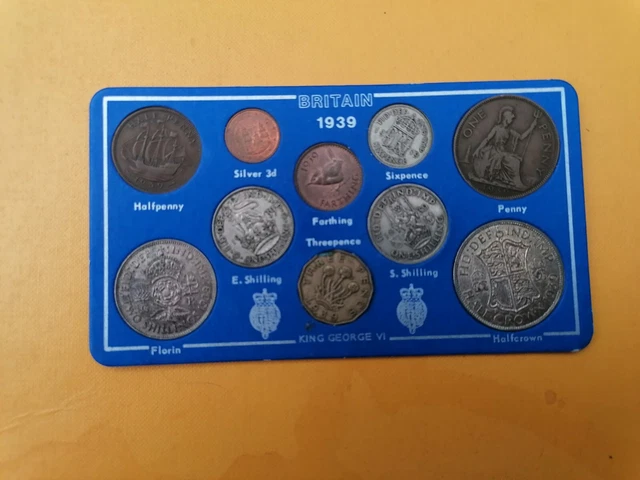 BRITISH EMPIRE 1939 King George VI Ten Coin Collection Set £15.00 ...