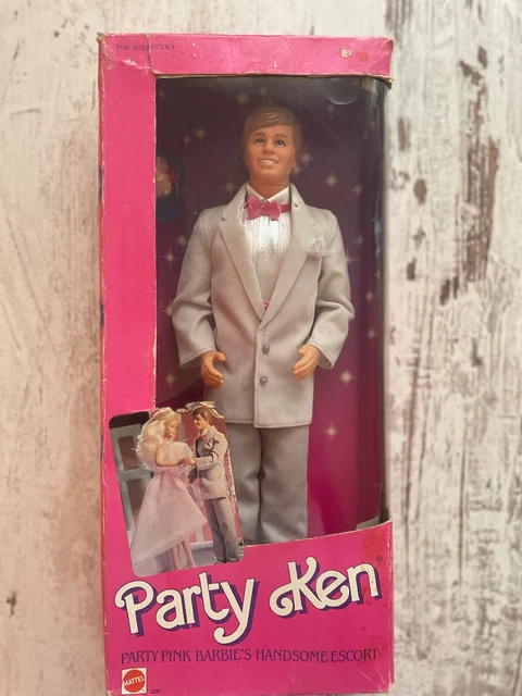BARBIE 1988 AUSTRALIAN Exclusive Market Party Ken Made in Taiwan NIB ...