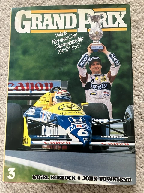 GRAND PRIX WORLD F1 Championship 1987/88 Book - Nigel Roebuck, John ...