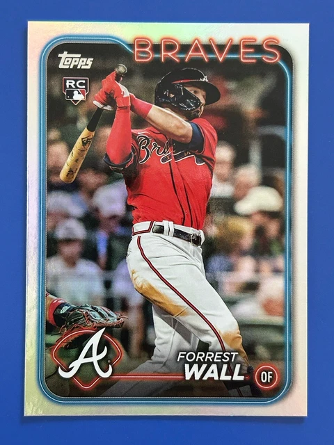 FORREST WALL 2024 Topps RC SP recrue arc-en-ciel feuille parallèle #391 ...