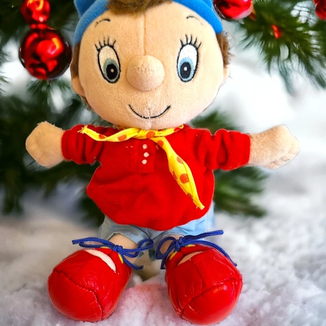 NODDY TOYLAND ENID Blyton Plush Toy Teddy With Bell In Hat.. Lovely ...