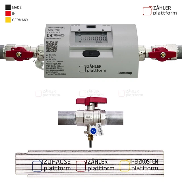 COMPTEUR DE CHALEUR Multical 302 Qn 1,5 110 MM Mid + Set Montage 3/4 ...