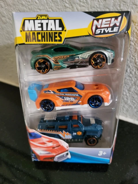 ZURU METAL MACHINES Die Cast Custom Cars 1:64 3 Pack Toxic, Typhoon ...