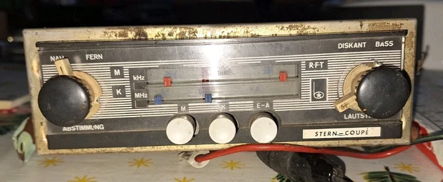 DDR AUTORADIO RADIO Stern Coupé Wartburg Barkas B1000 RFT EUR 1,00 ...