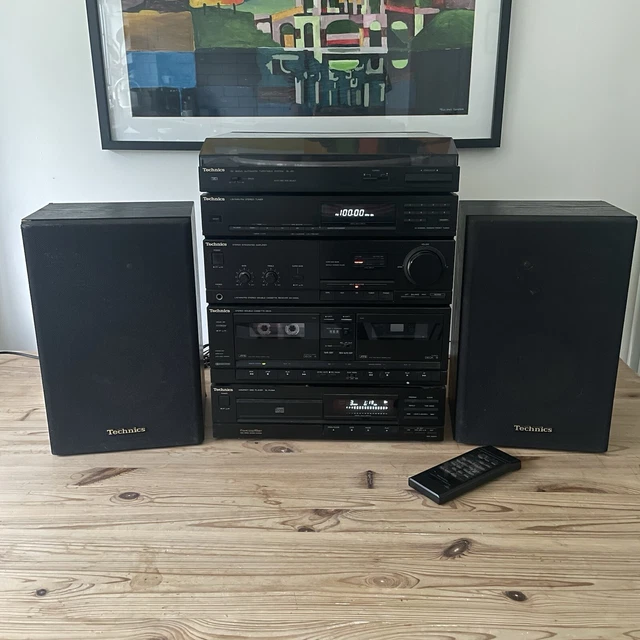 TECHNICS HIFI SEPARATES Stack System CD, Turntable SA-X900L + SB-F900 ...