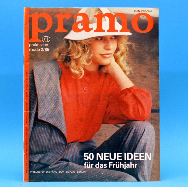 DDR PRAMO 2 1985 Praktische Mode Schnittmuster Kimono Maschenmode ...