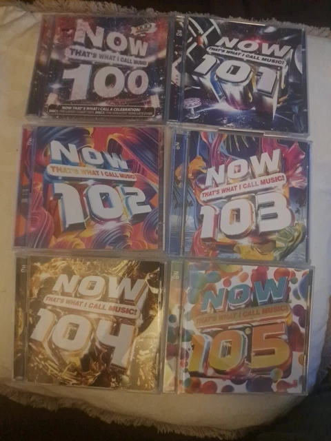 NOW THATS WHAT I Call Music 100 101 102 103 104 105 CD Bundle £15.00 ...